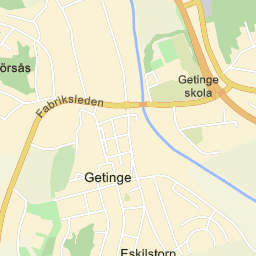 Getinge Stiftelsegatan - karta på Eniro